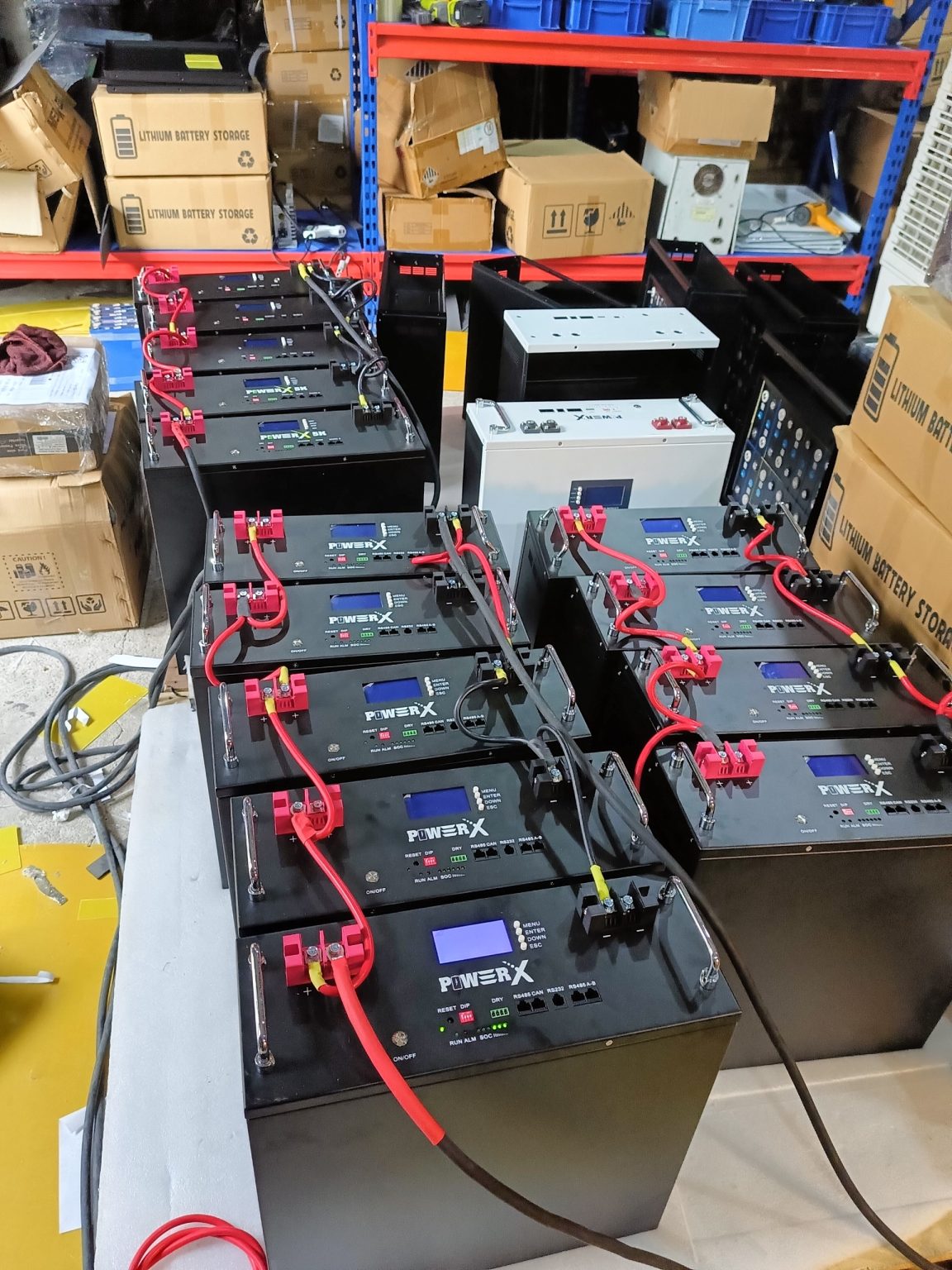 Pin lưu trữ Lithium PowerX CAO CẤP 51.2V 100Ah - SUNMIN SOLAR