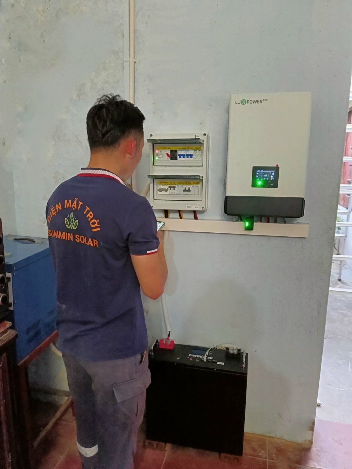 Pin lưu trữ Lithium PowerX CAO CẤP 51.2V 100Ah - SUNMIN SOLAR